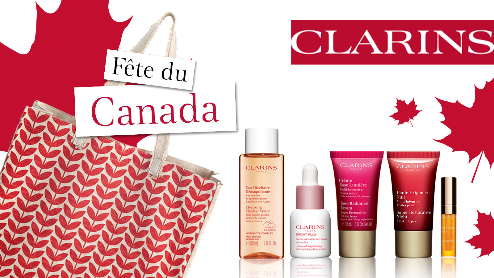 Clarins Canada Day Promo | allsales.ca