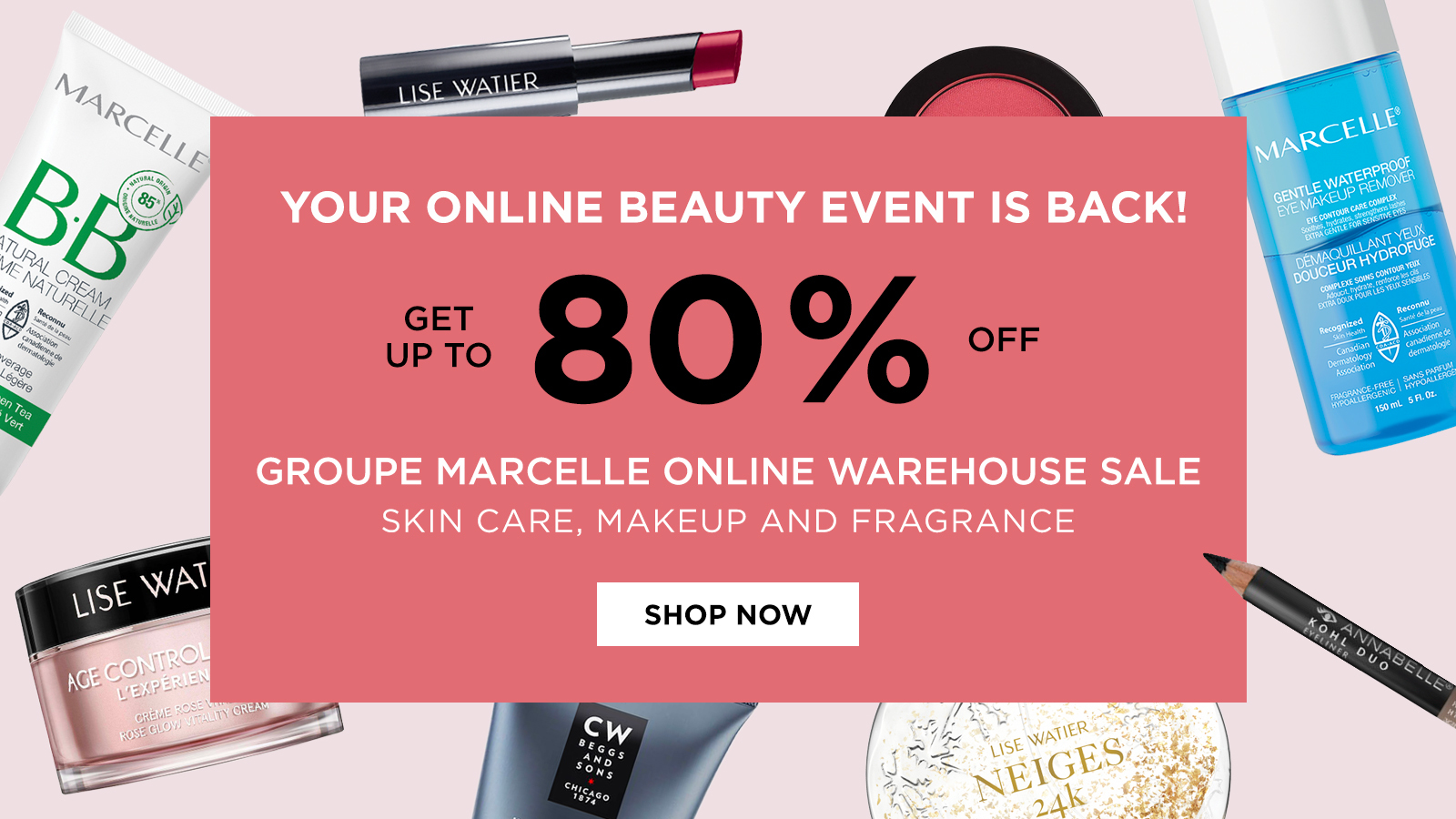 Groupe Marcelle Online Warehouse Sale | allsales.ca