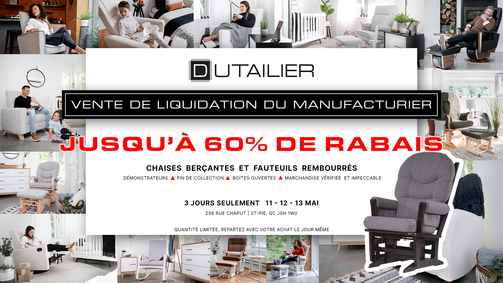 Vente de liquidation du manufacturier | lesventes.ca