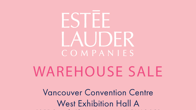 Estée Lauder Warehouse Sale in Vancouver | allsales.ca