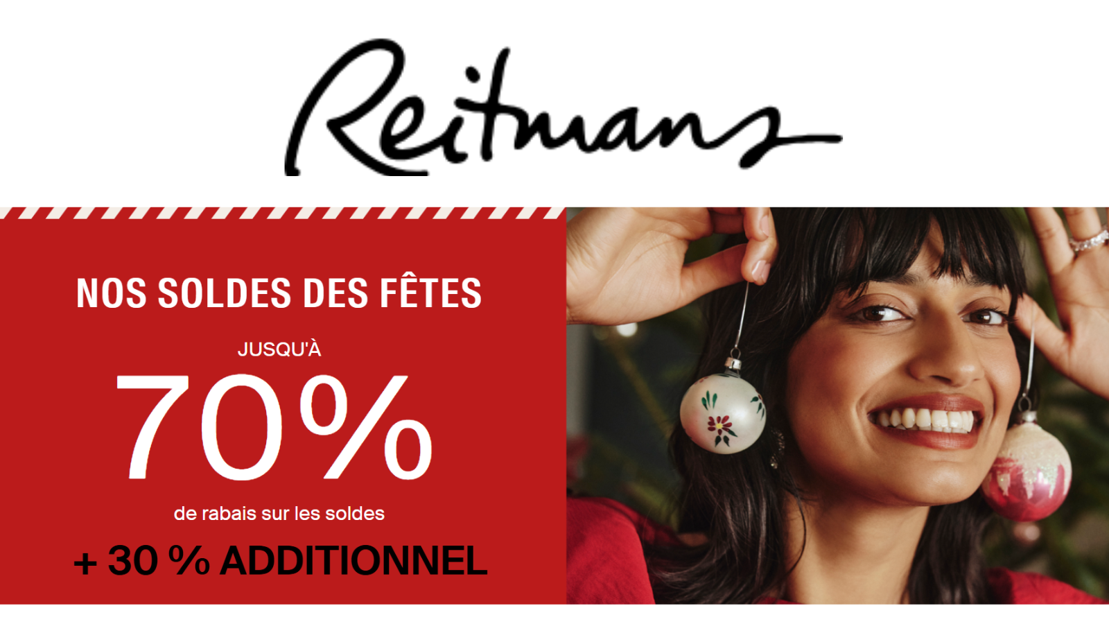 Reitmans Jusqu'à -70% + extra 30% | lesventes.ca