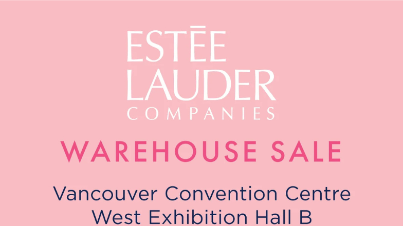 Estée Lauder Warehouse Sale in Vancouver | allsales.ca