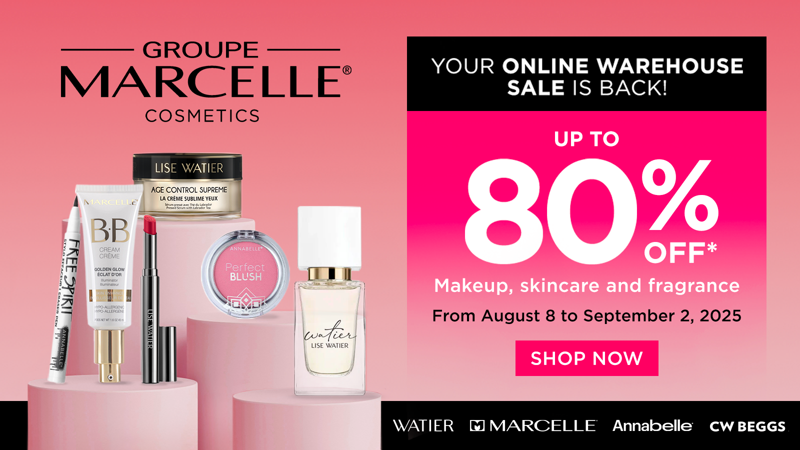 Groupe Marcelle Online Warehouse Sale | allsales.ca