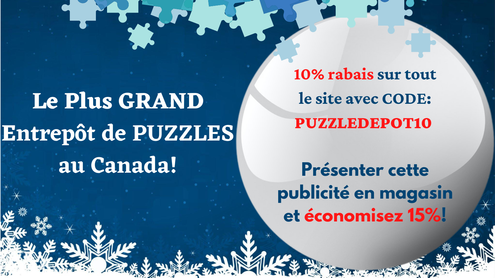 Plus grand entrepôt de puzzles au Canada | lesventes.ca