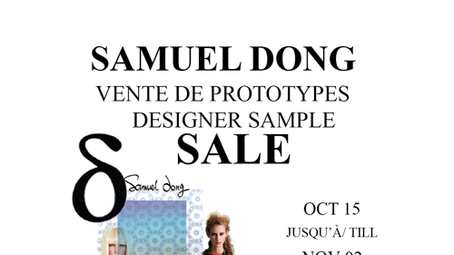Designer Samuel Dong Sample Sale 10$-50$ | allsales.ca