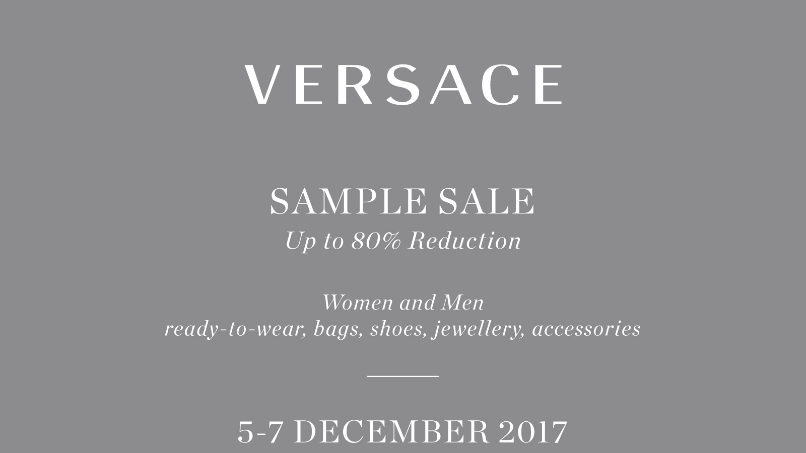 Ontario Versace Sample Sale up to 80%off | allsales.ca